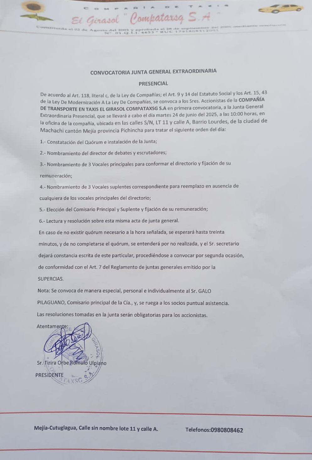 CONVOCATORIA - Periódico Tierra Grande